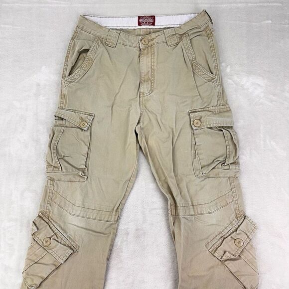 Matchstick | Pants | Matchstickpants Mens L32 Khaki Cargo Canvas ...